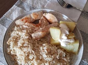 Arroz con papa y pollo - 1.006 recetas caseras- Cookpad