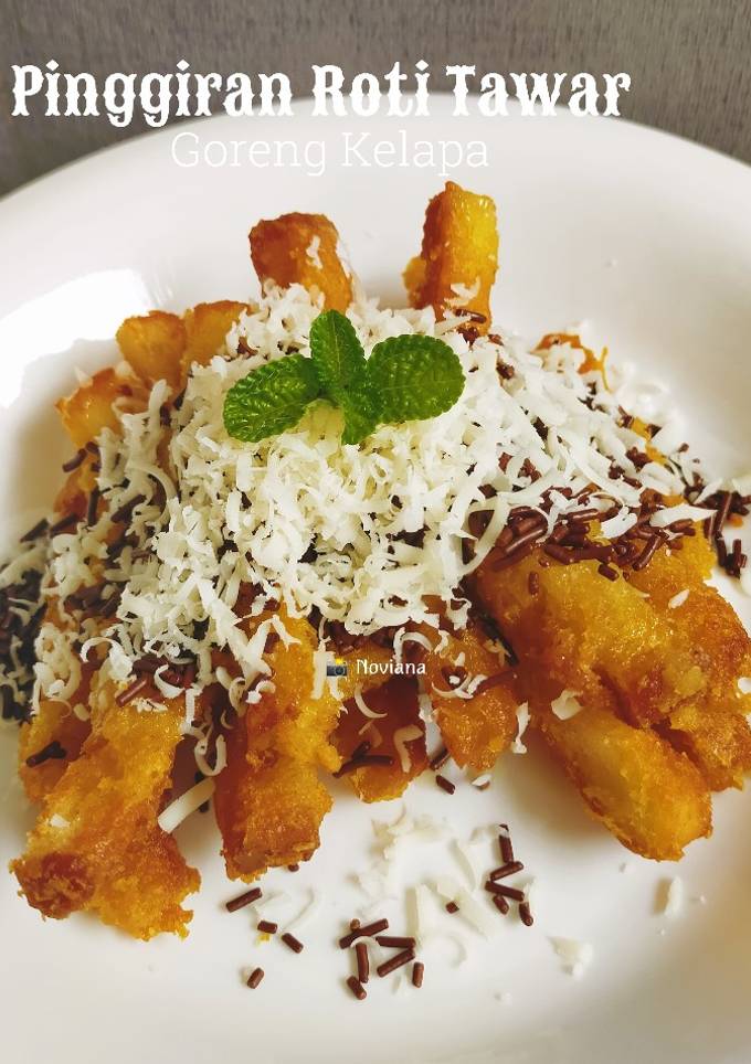 Resep Pinggiran Roti Tawar Goreng Kelapa oleh Noviana Sari - Cookpad