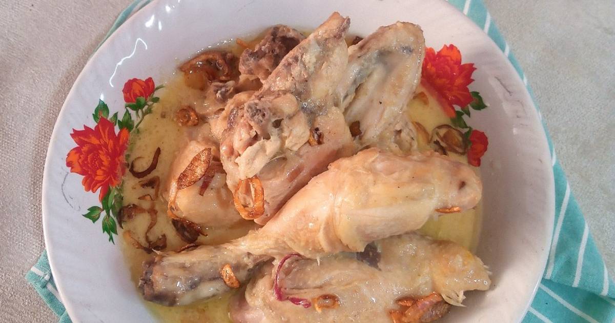 Resep Opor Ayam Putih oleh Baking With 'Otang' - Cookpad