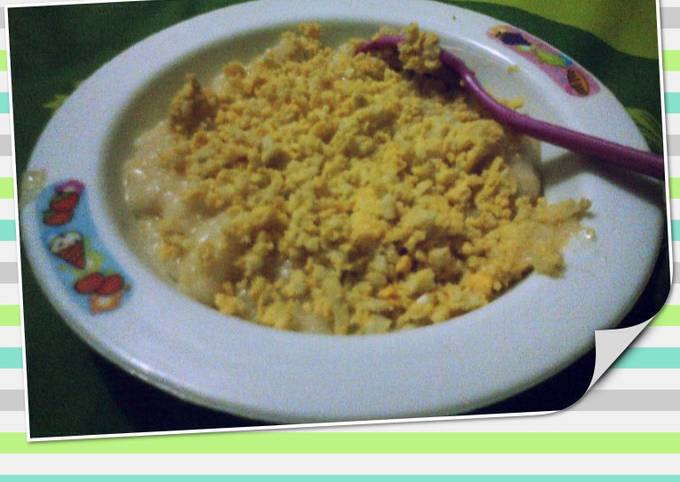 Resep Bubur Saring Ayam Telur (MPAsi) oleh Indyastuti - Cookpad