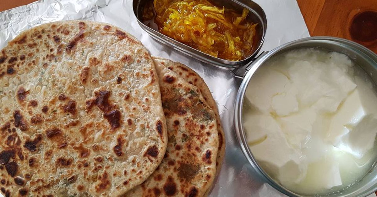 Besani Methi Stuffed Paratha Recipe by Abha Jain - Cookpad