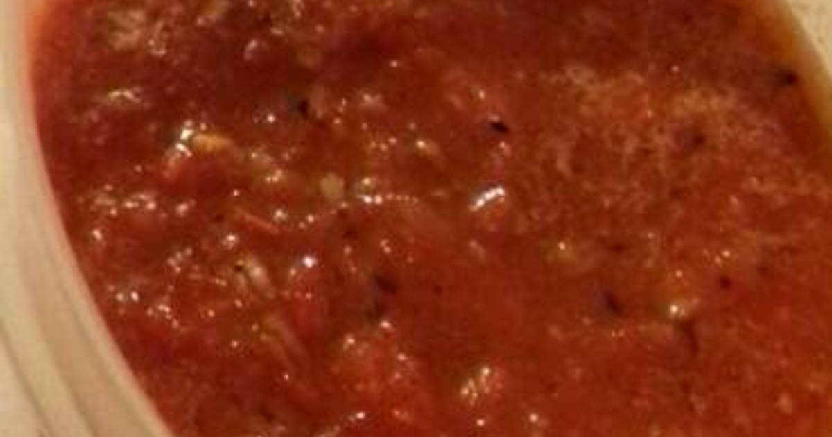 Salsa ranchera de tomate Receta de Zared- Cookpad