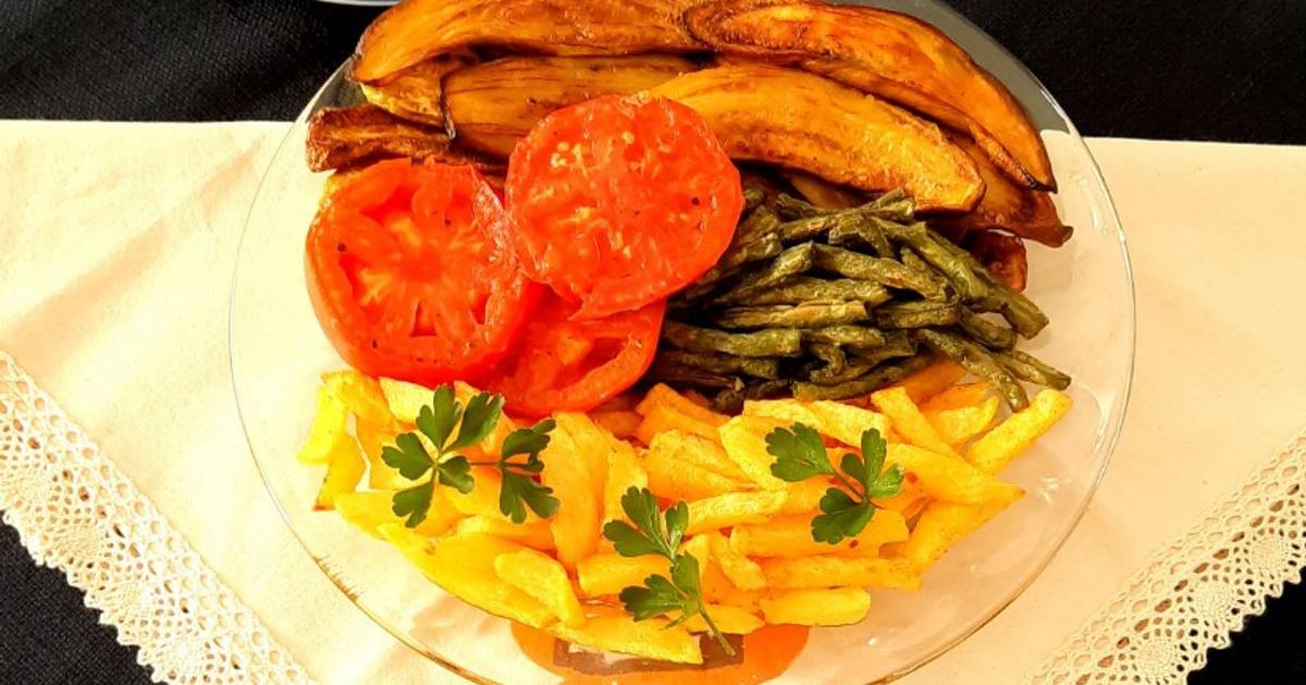 طرز تهیه قیزاتما(سرخ کردنی)🍅🥔🍆 ساده و خوشمزه توسط parisa hajizadeh - کوکپد