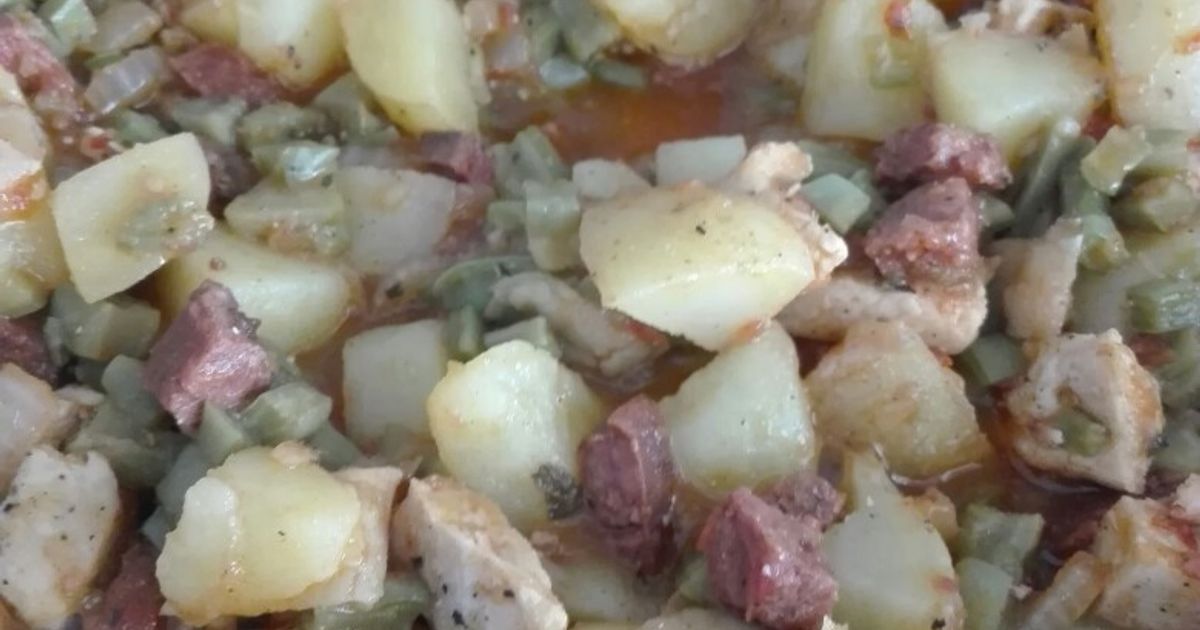 Guisado Alambre Mixto Receta de Berenice Jasso- Cookpad
