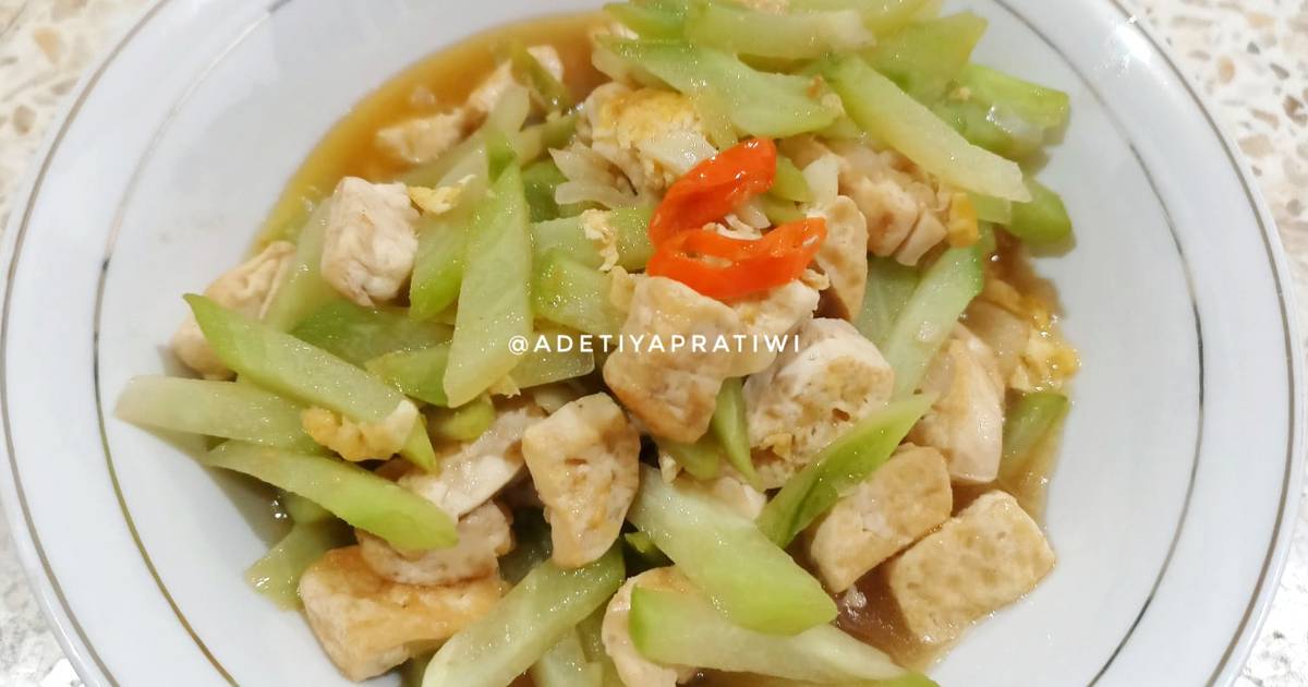 8 resep tumis labu siam tahu telur enak dan mudah - Cookpad