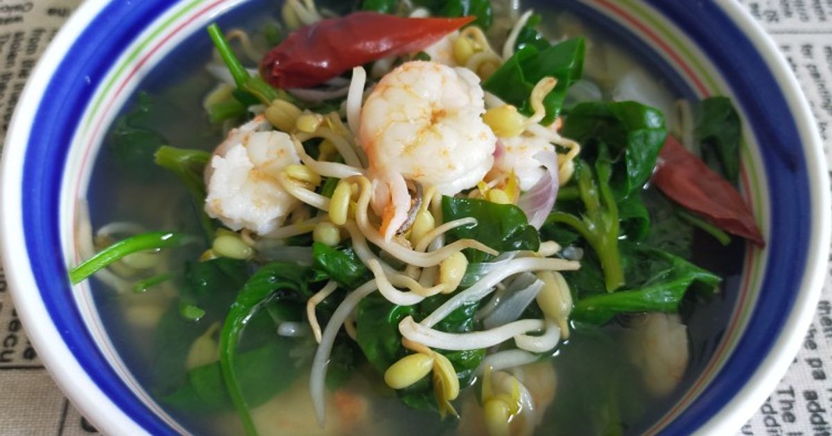 Resipi Masak Bening Bayam Brazil oleh Salmah Hashim - Cookpad