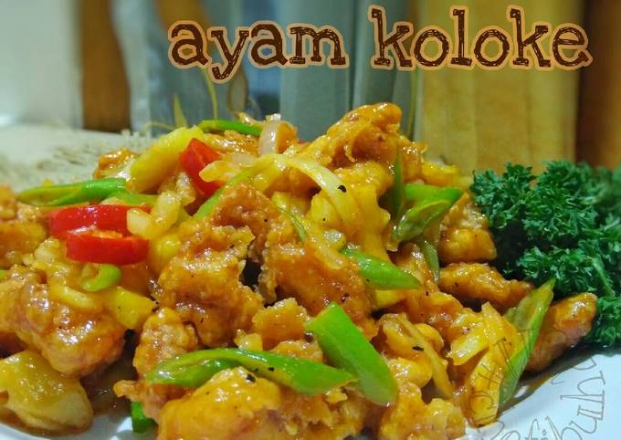 Resep Ayam Koloke oleh pawone_ ibuh - Cookpad
