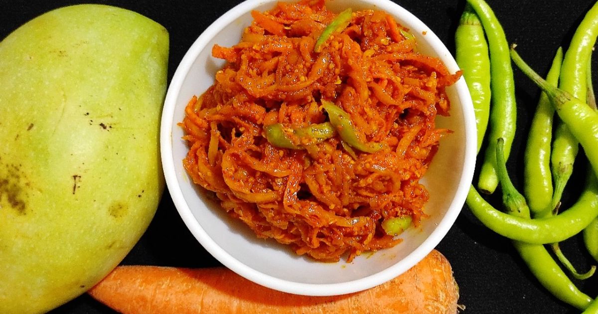 Summer Carrot Chilli Pickle Recipe by Swati Sheth - Cookpad