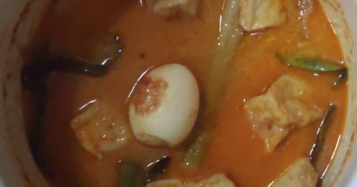 Resep Kare tahu, ayam, telur oleh Susan - Cookpad