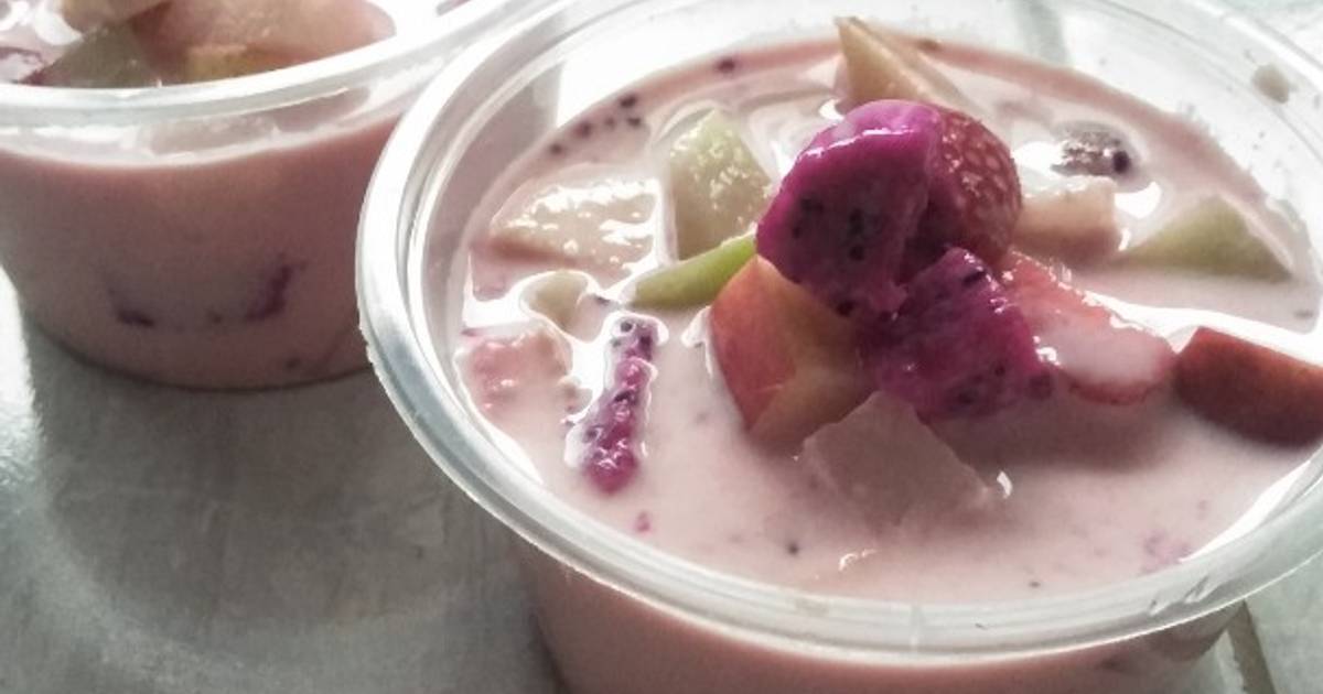 15 resep es buah susu evaporasi enak dan mudah - Cookpad