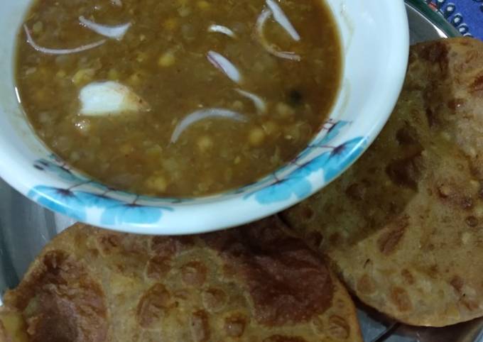 Poori chole Recipe by Rohit Sukhija - Cookpad