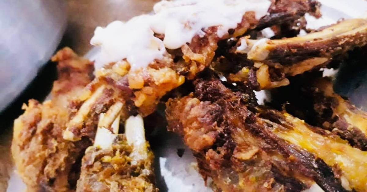 Mutton chaap fry Recipe by Faiza Asif - Cookpad