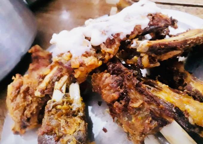 Mutton chaap fry Recipe by Faiza Asif - Cookpad