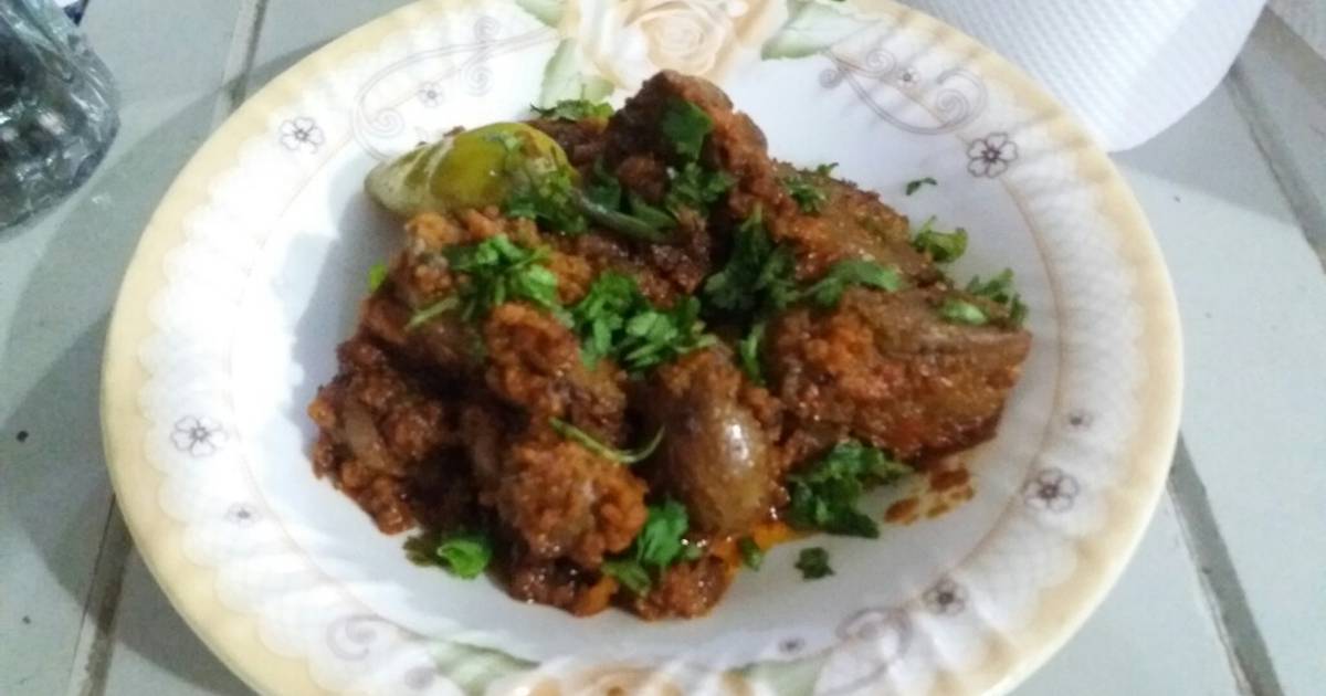 Tawa Mutton kaleji🐐 Recipe by saba naz - Cookpad