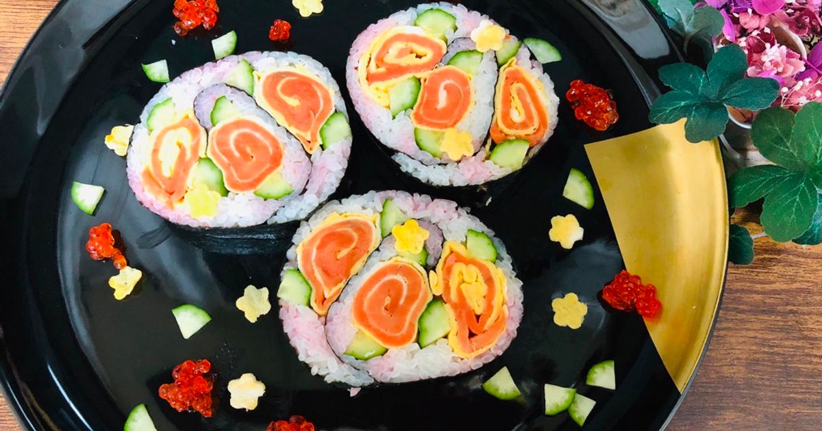 Japanese Spiral Sushi ⅱ Recipe by Aunty Eiko's international cuisine ...