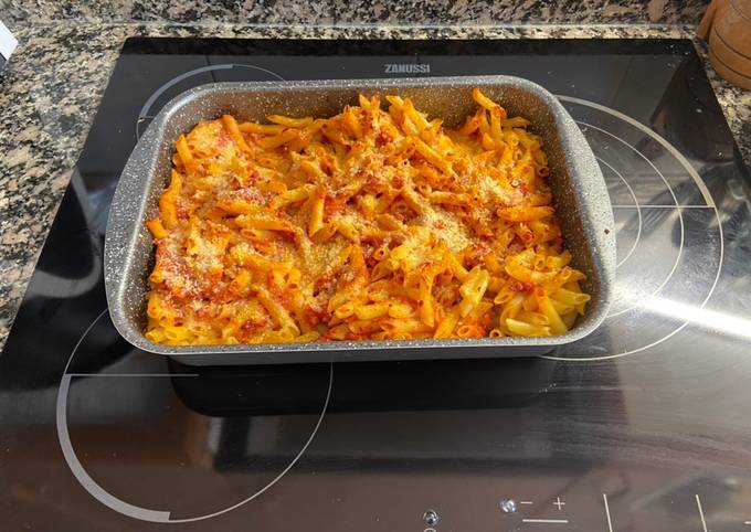 Macarrones con jamón y chorizo Receta de EstherMR- Cookpad