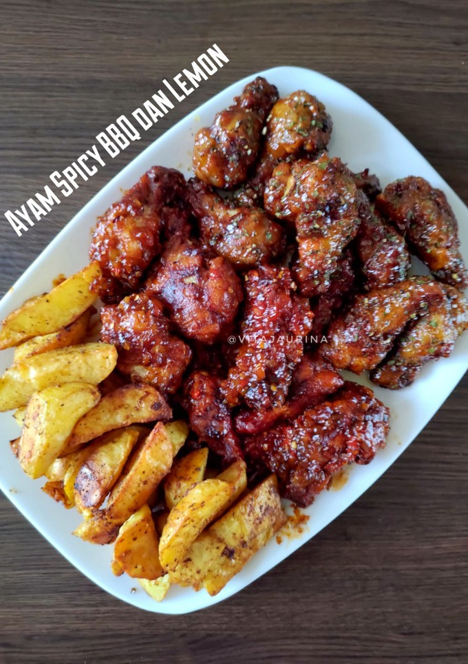 Resep Ayam 2 Rasa (Spicy Bbq And Lemon) oleh Vita Jaurina - Cookpad