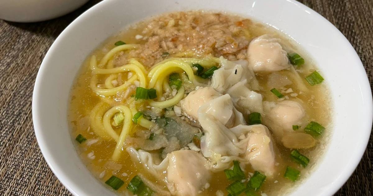 Resipi Mi Sup Wantan oleh perryna - Cookpad