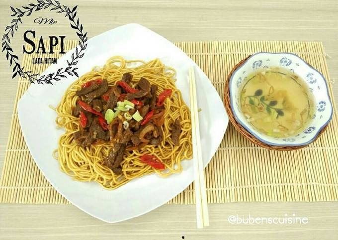 Resep Mie Sapi Lada Hitam oleh Bu Bens (@bubenscuisine) - Cookpad
