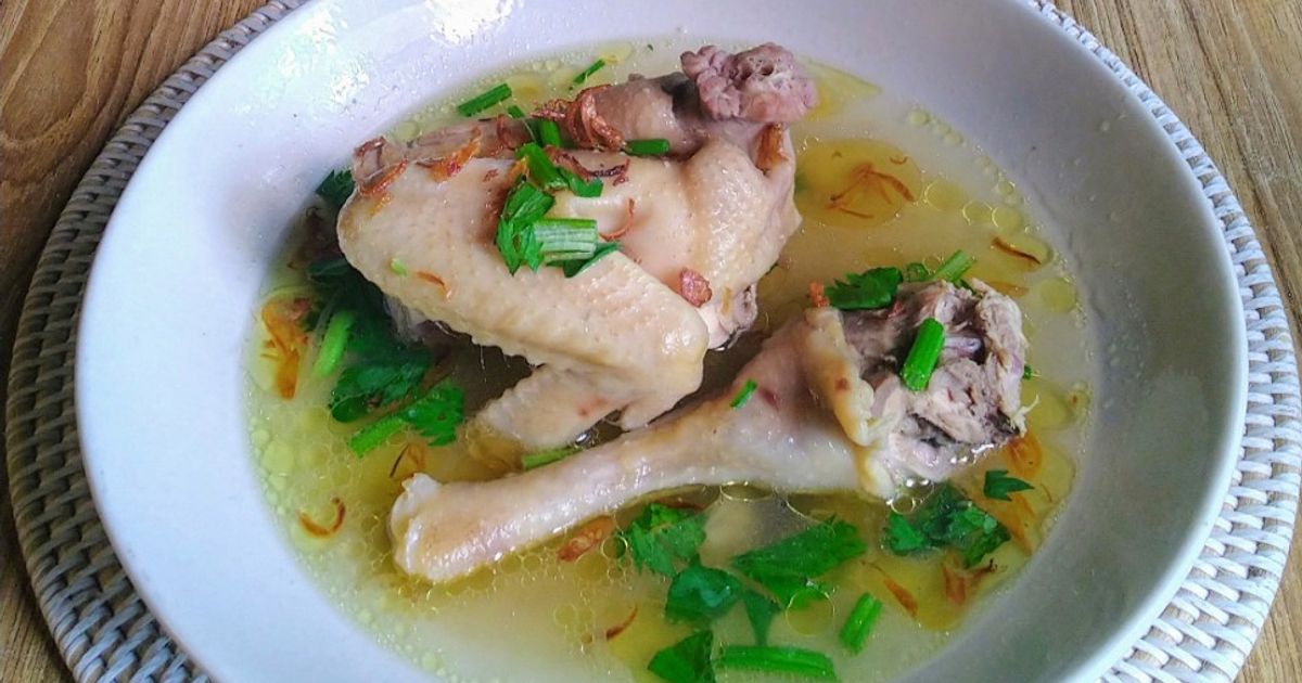 Resep Soup Ayam Ala Pak Min Klaten oleh Ninik Kitchen - Cookpad