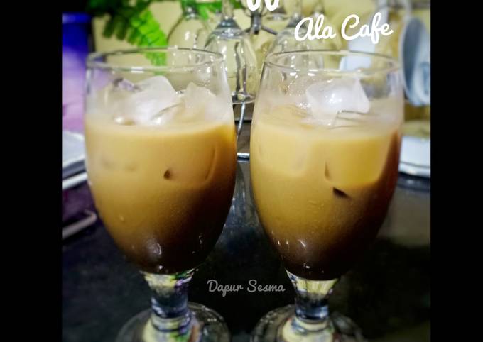 Resep Iced coffee ala cafe oleh Dapur Sesma - Cookpad