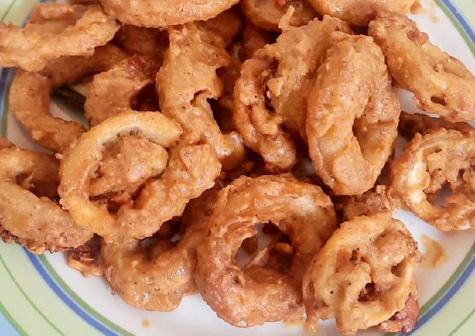 Resep Cumi tepung telur asin oleh Ayah Hobi Masak - Cookpad