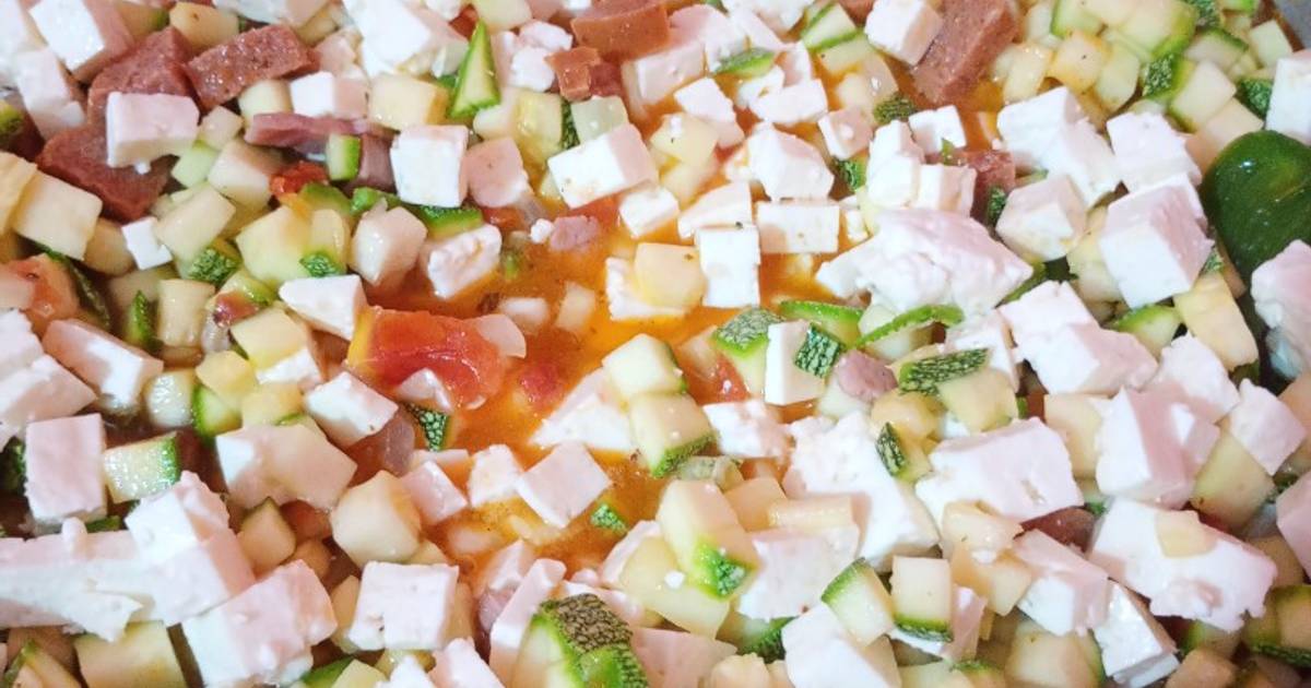 Calabacitas entomatadas c/queso Receta de fkarina hernandez- Cookpad