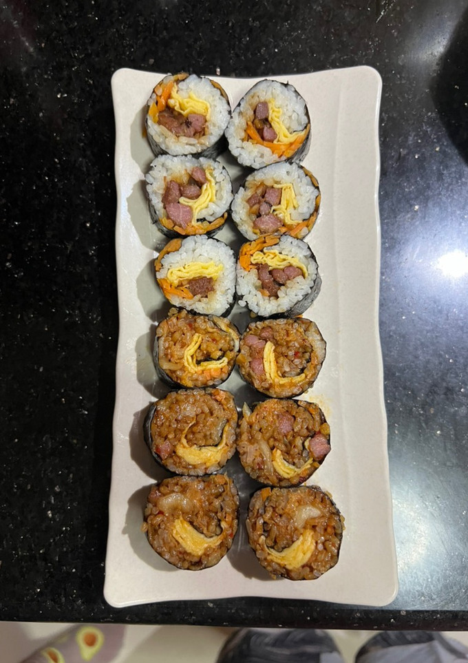 Resep Kimbap Kimchi Fried Rice oleh Marcella Agung - Cookpad