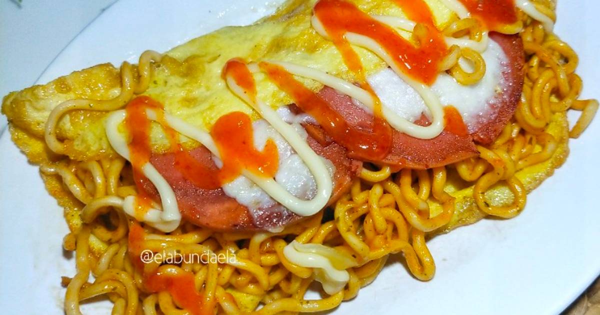 Resep Samyang Omelette oleh Bunda Ela - Cookpad