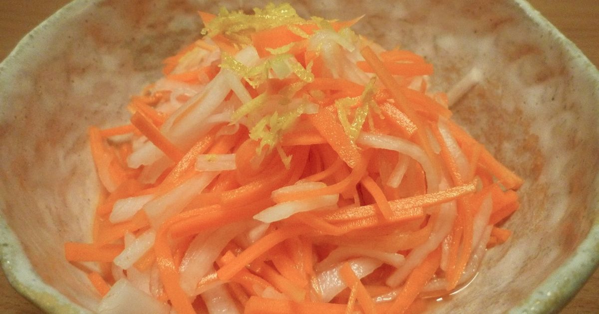 Red & White Namasu Salad (Kids' Friendly) Recipe By D.Erika