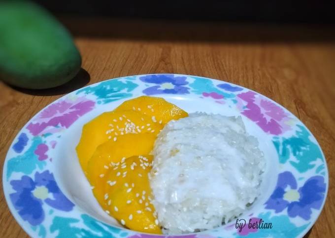 Resep Mango sticky rice oleh Berlian Soewandono - Cookpad