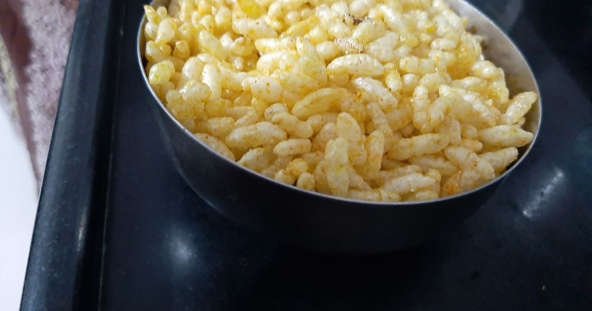 Mayuri Chotai દ્વારા રેસીપી વાઘરેલા મમરા (Vagharela Mamra Recipe In ...