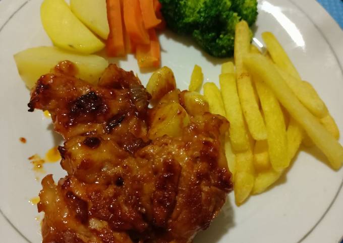 Resep Steak paha ayam oleh Melly Anggraeni - Cookpad