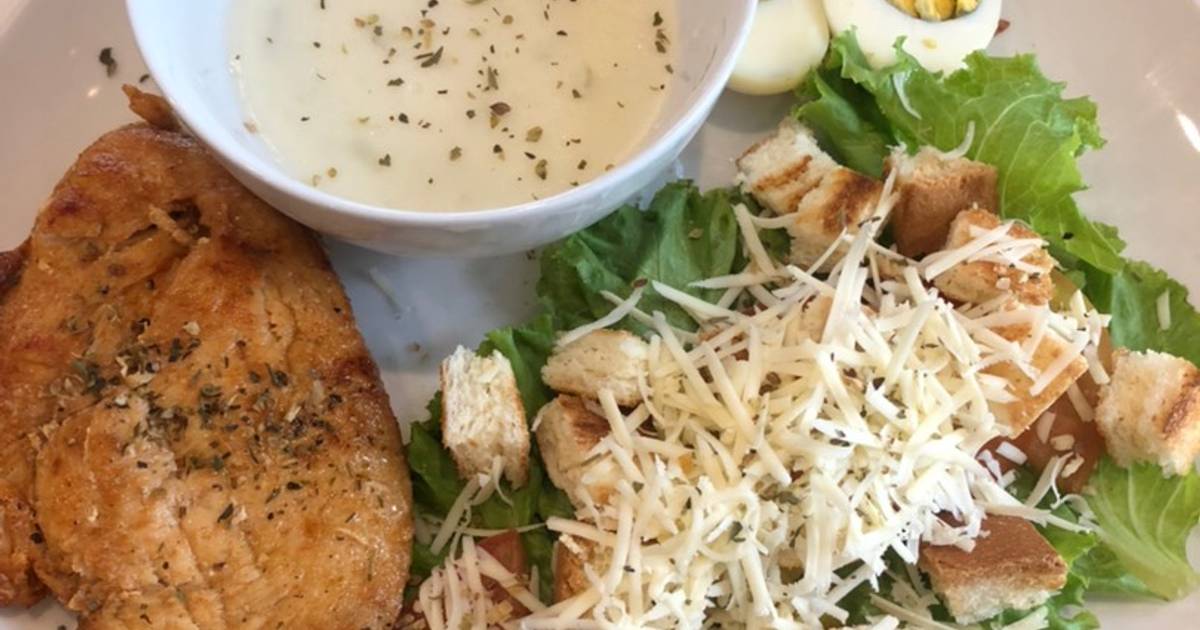 26 resep saos chicken caesar salad enak dan mudah - Cookpad
