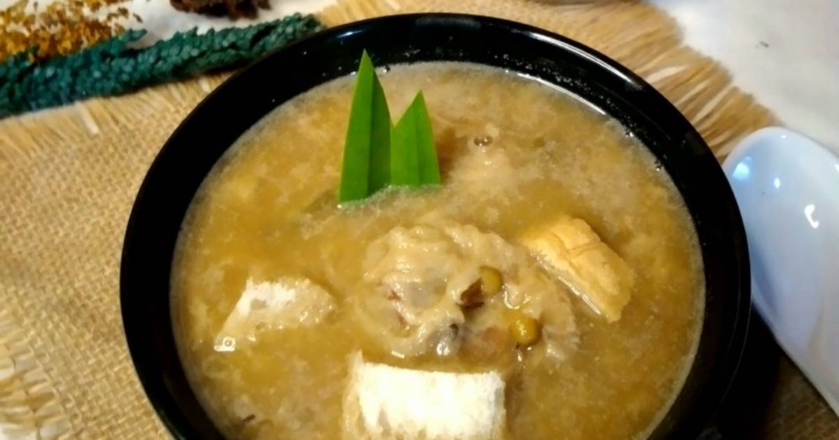 Resep Bubur Kacang Durian oleh zuniatul yuta - Cookpad