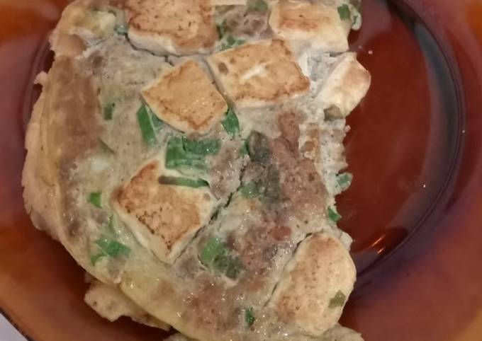 Resep Telor dadar isi daging giling dan tahu oleh Diah Kartika - Cookpad