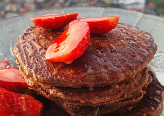 Resep Pancake oat coklat oleh Cemal Cemil Culoboyo - Cookpad