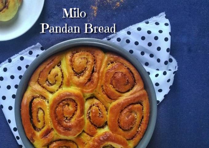 Resep Milo Pandan Bread oleh Naads_Kitchen - Cookpad