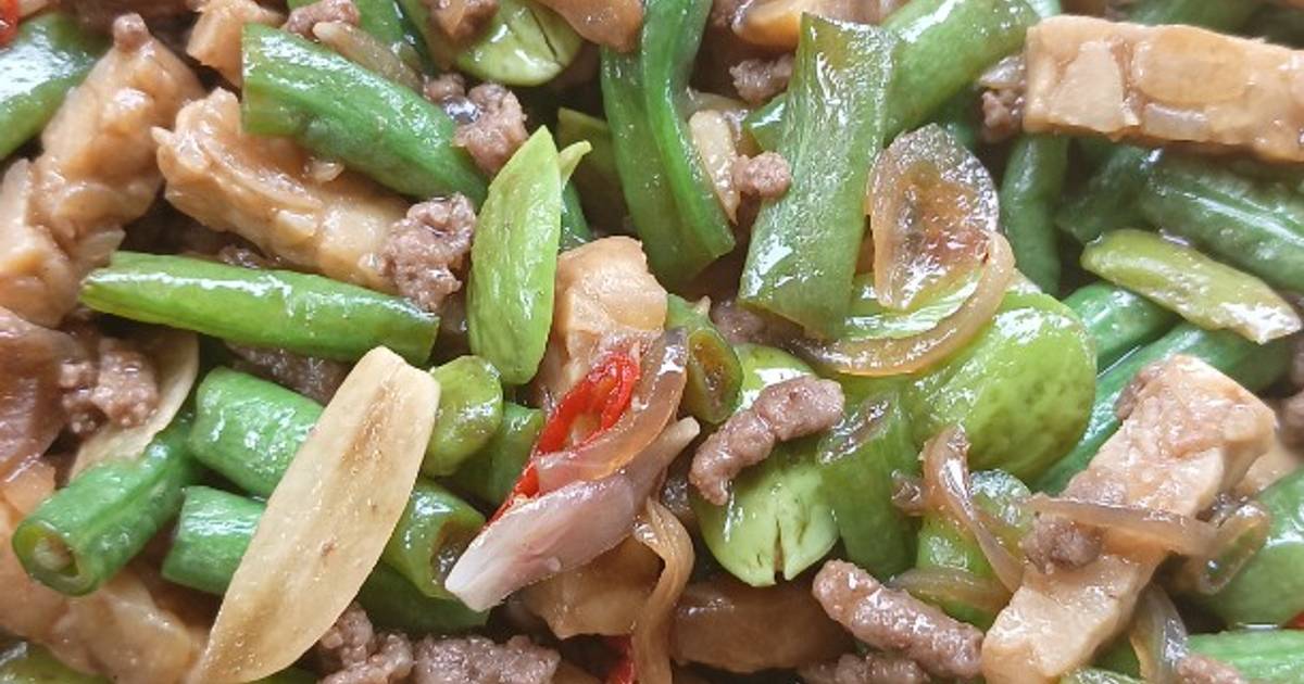 Resep Tumis Kacang Tempe daging oleh Ratna - Cookpad