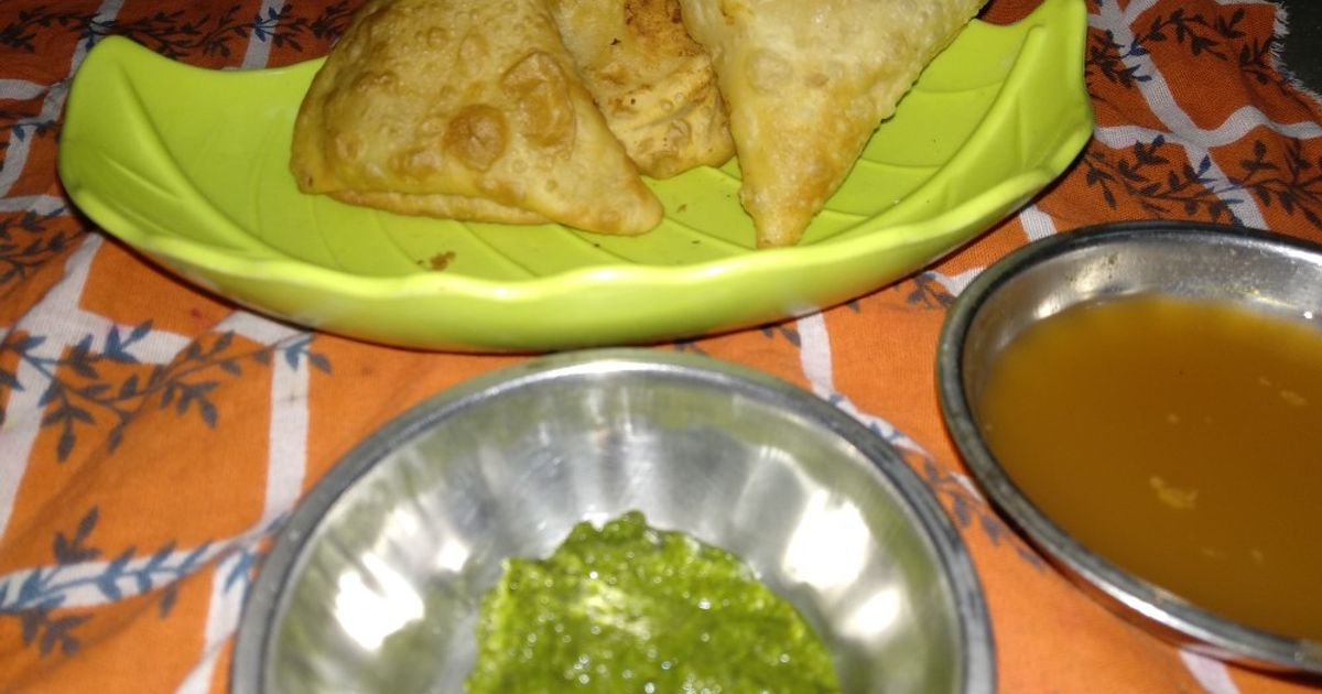 Shivangi Raval દ્વારા રેસીપી આલુ મટર સમોસા (Alu Mutter Samosa Recipe In ...