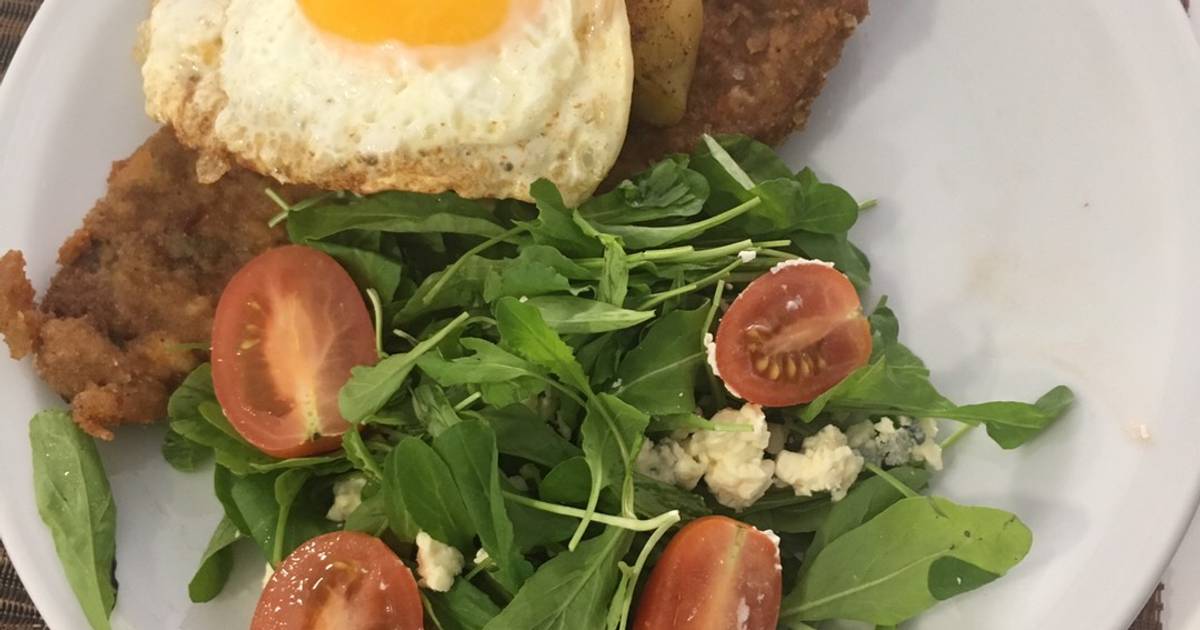 Milanesas a caballo Receta de @cocinerodeamigos- Cookpad