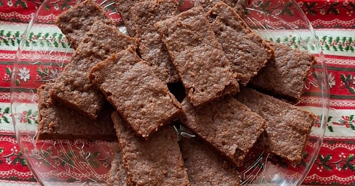 Shortbread de chocolate con Splenda Receta de LuzMa SG- Cookpad