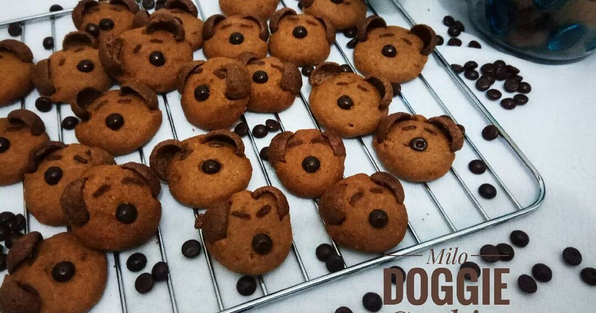 Resep Milo Doggie Cookies oleh Nana Aorta - Cookpad