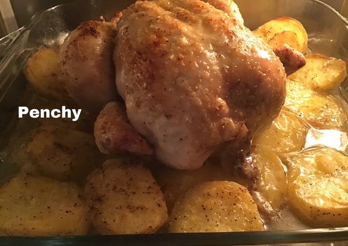 Pollo asado con salsa Samurai Receta de penchi briones garcia- Cookpad