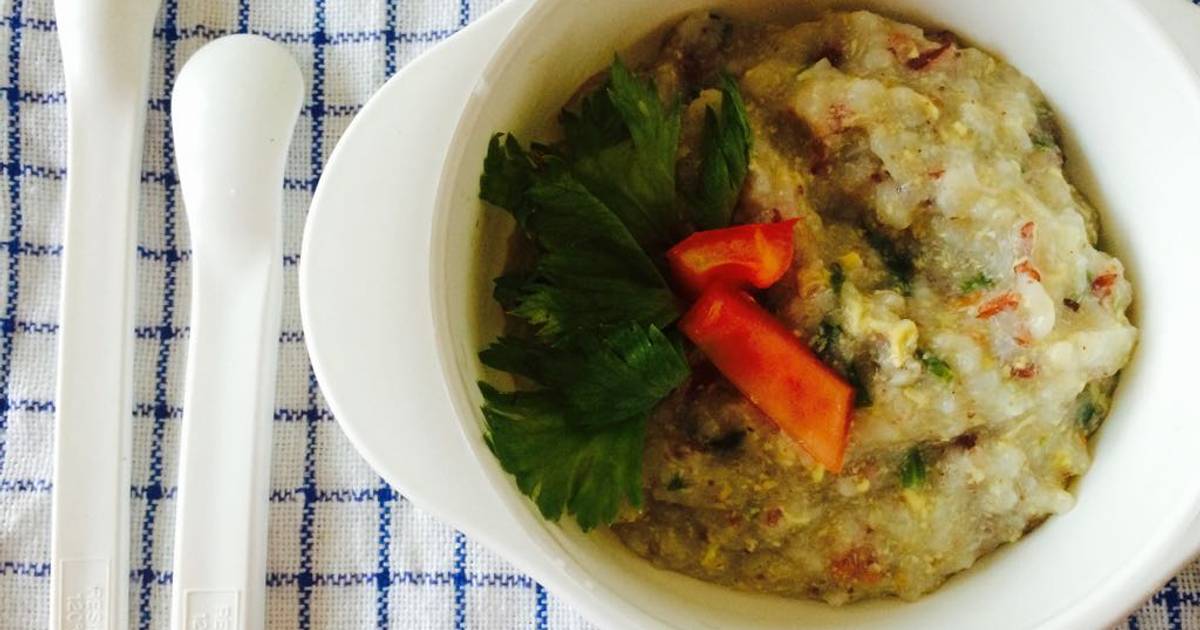 Resep Nasi tim telur ayam kampung Mpasi 9m+ oleh Sri Wahyuni - Cookpad