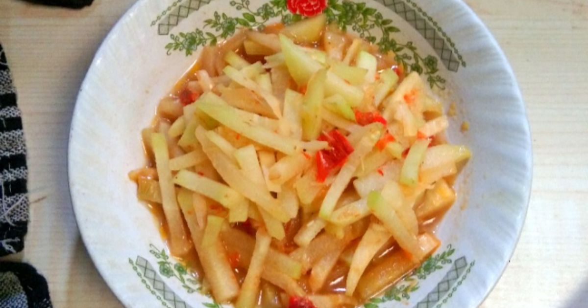142 resep labu siam tumis terasi enak dan mudah - Cookpad