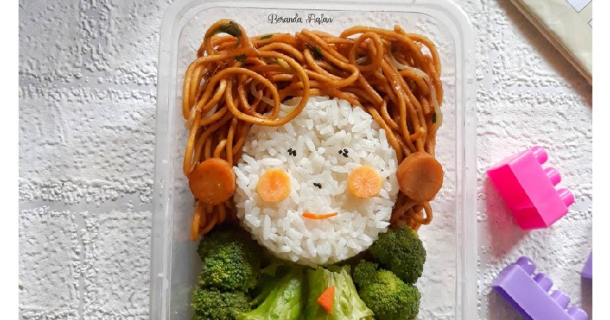 3.095 resep bento mie goreng sosis enak dan mudah - Cookpad