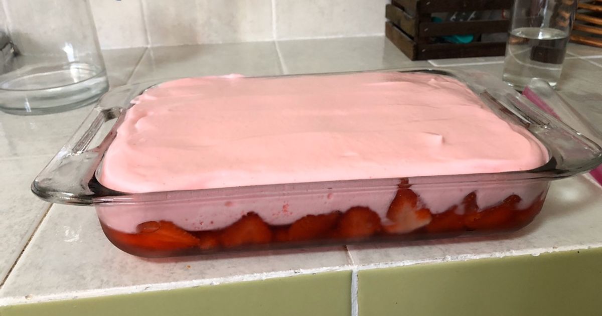 postre con gelatina y leche evaporada y fresas - 114 recetas caseras ...