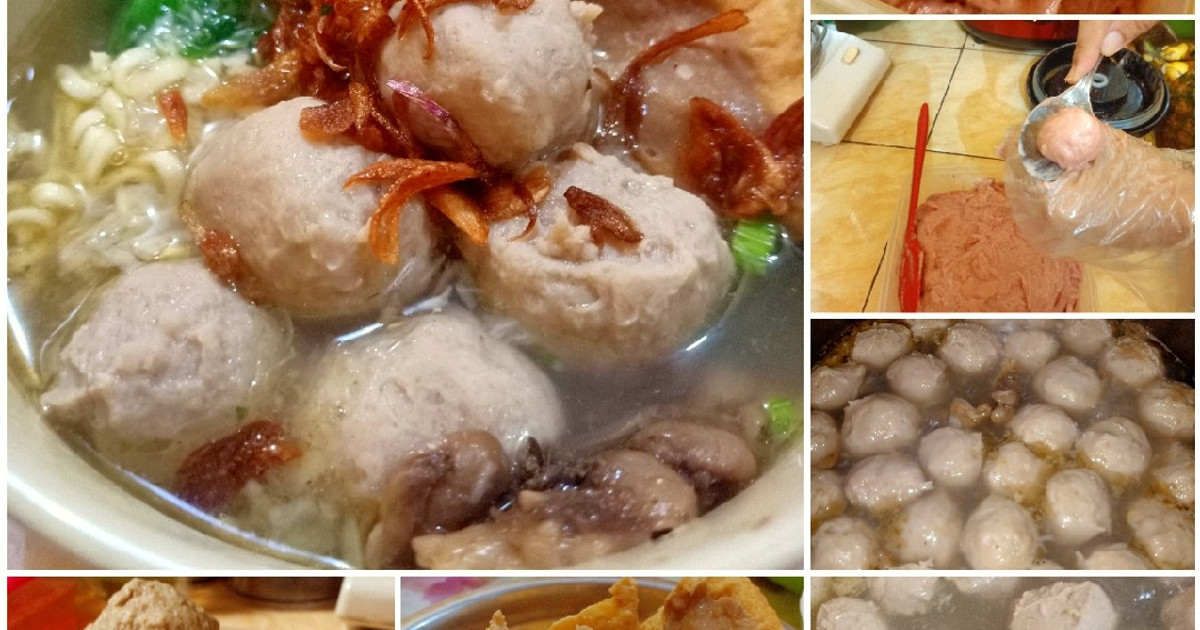 Resep Bakso Sapi Homemade oleh Hanifa Ummu Karim - Cookpad