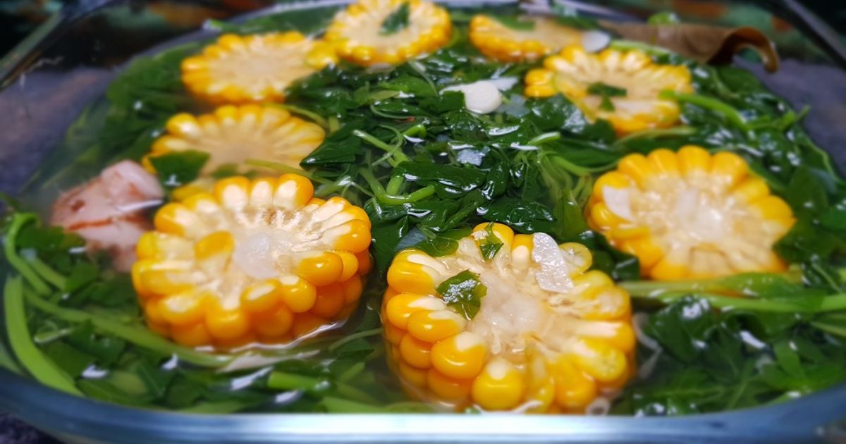 Resep Sayur Bening Bayam Dan Jagung oleh Windy Utami BP - Cookpad